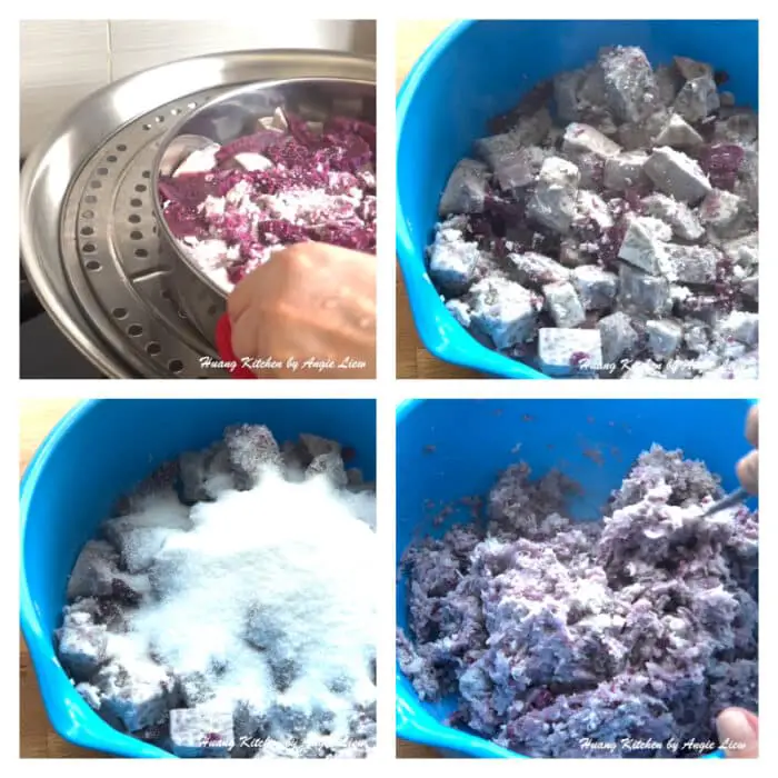 Homemade Yam Paste 自制芋泥馅料 - Huang Kitchen