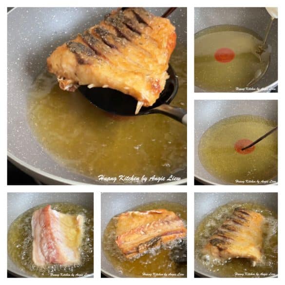 Soy Sauce Deep Fried Crispy Fish 油浸鱼腩食谱 | Huang Kitchen