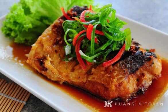 Deep Fried Fish Thai Style - Huang Kitchen