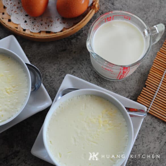 Double Skin Milk Pudding Recipe 双皮奶布丁 | Huang Kitchen