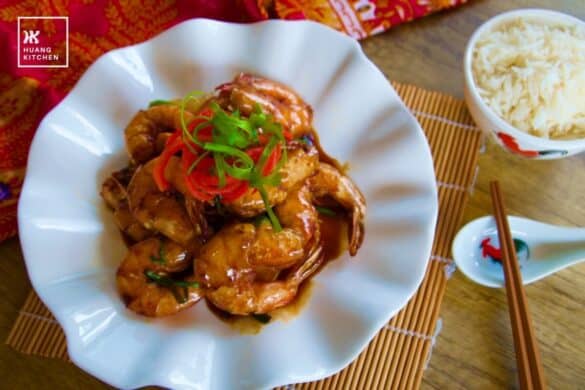 Tamarind Prawns Recipe (Assam Prawns) 亚参虾食谱 | Huang Kitchen