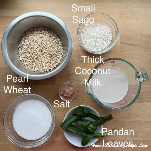 Bubur Gandum (Sweet Wheat Porridge) 麦粥糖水 - Huang Kitchen