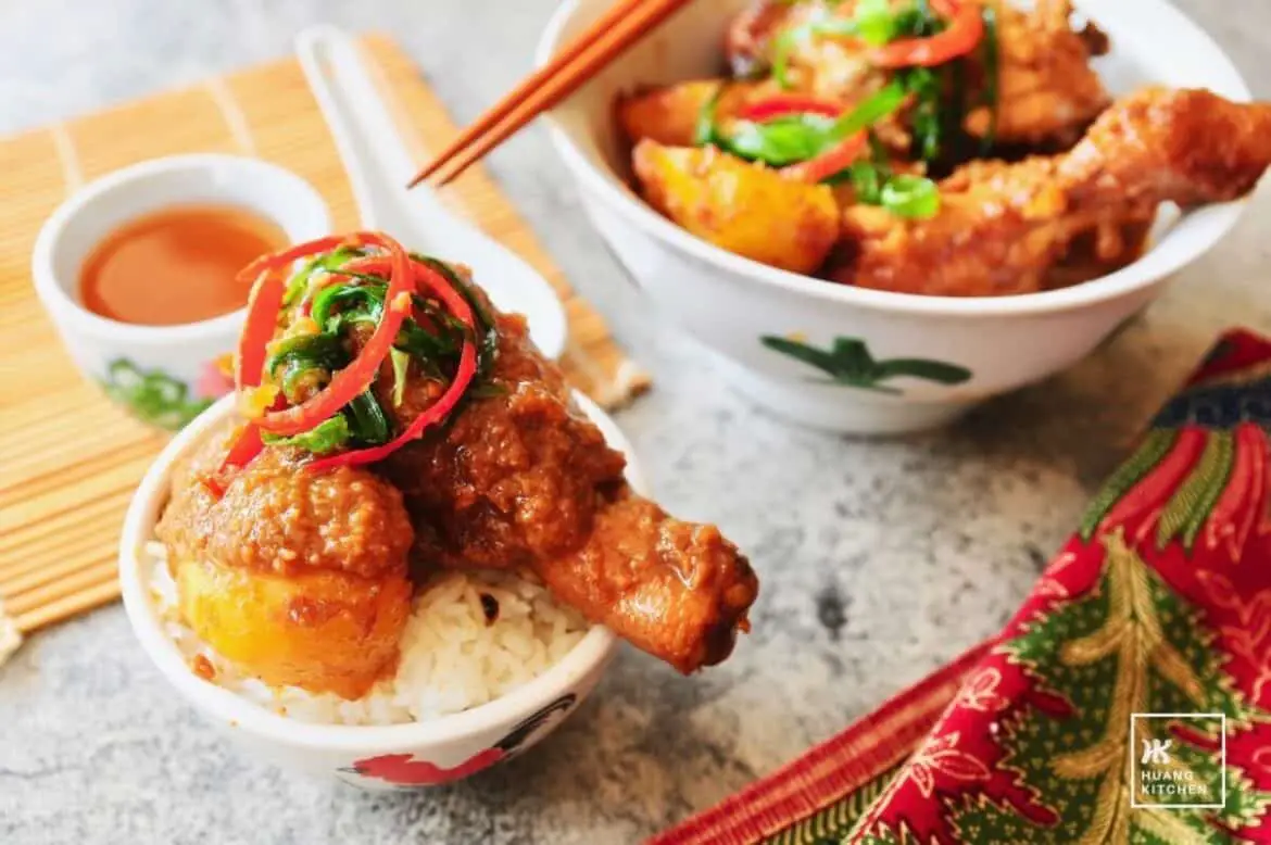 Pongteh Chicken (Peranakan Braised Chicken with Potatoes) 娘惹鸡 - Huang ...