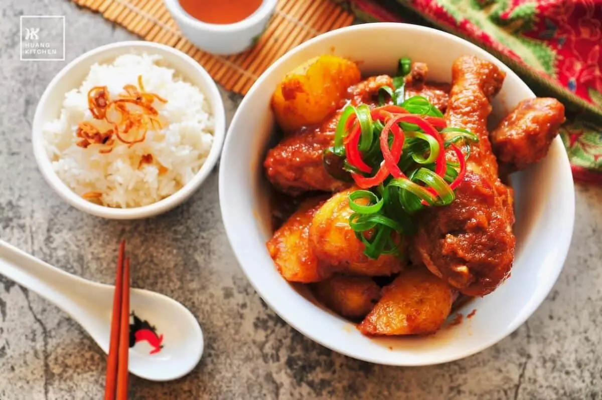 Pongteh Chicken (Peranakan Braised Chicken with Potatoes) 娘惹鸡 - Huang ...